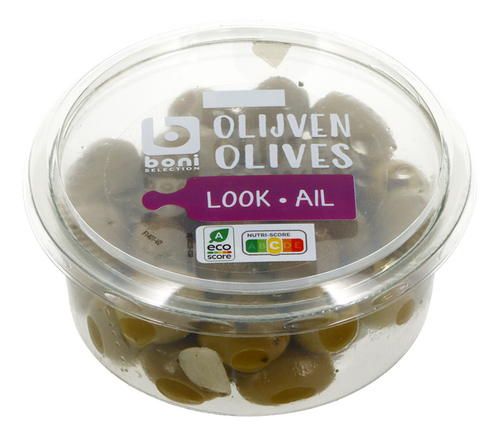 BONI olives vertes à l'ail commander | Colruyt
