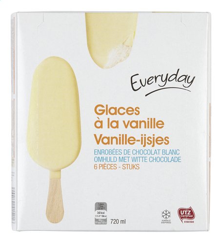 EVERYDAY vanille-ijs witte choc. | Colruyt
