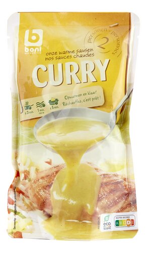 BONI saus curry zakje bestellen | Colruyt