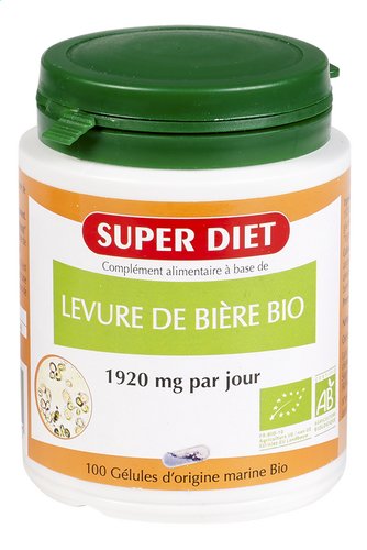 SUPER DIET biergist bio 100 capsules | Bio-Planet, jouw biosupermarkt