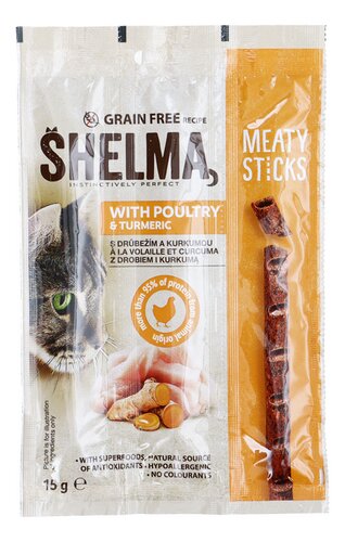 SHELMA Sticks gevogelte-kurkuma | Colruyt