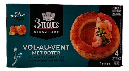 3 TOQUES bladerd.vol-au-vent boter | Colruyt