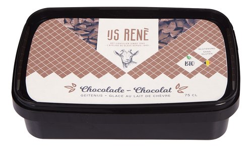 IJS RENE ijs chocolade geitenmelk | Bio-Planet, jouw biosupermarkt