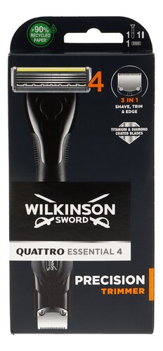 WILKINSON Quattro Ess. 4 Precis. Trimmer bestellen | Colruyt