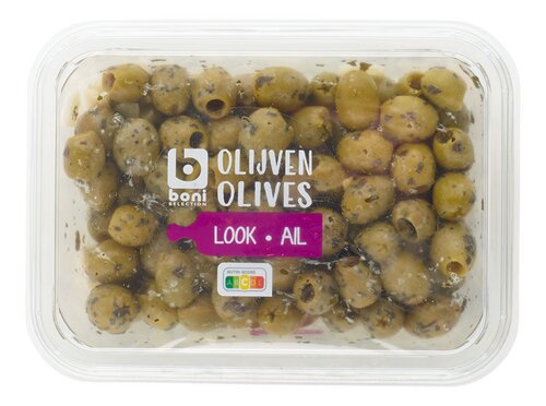 BONI olives vertes à l'ail | Colruyt