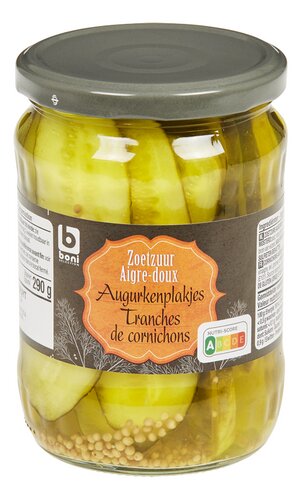 BONI tranches cornichons aigre-doux commander | Colruyt